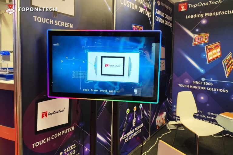 Top One Tech Showcases Touch Monitors with Sheet Metal Cabinet ...