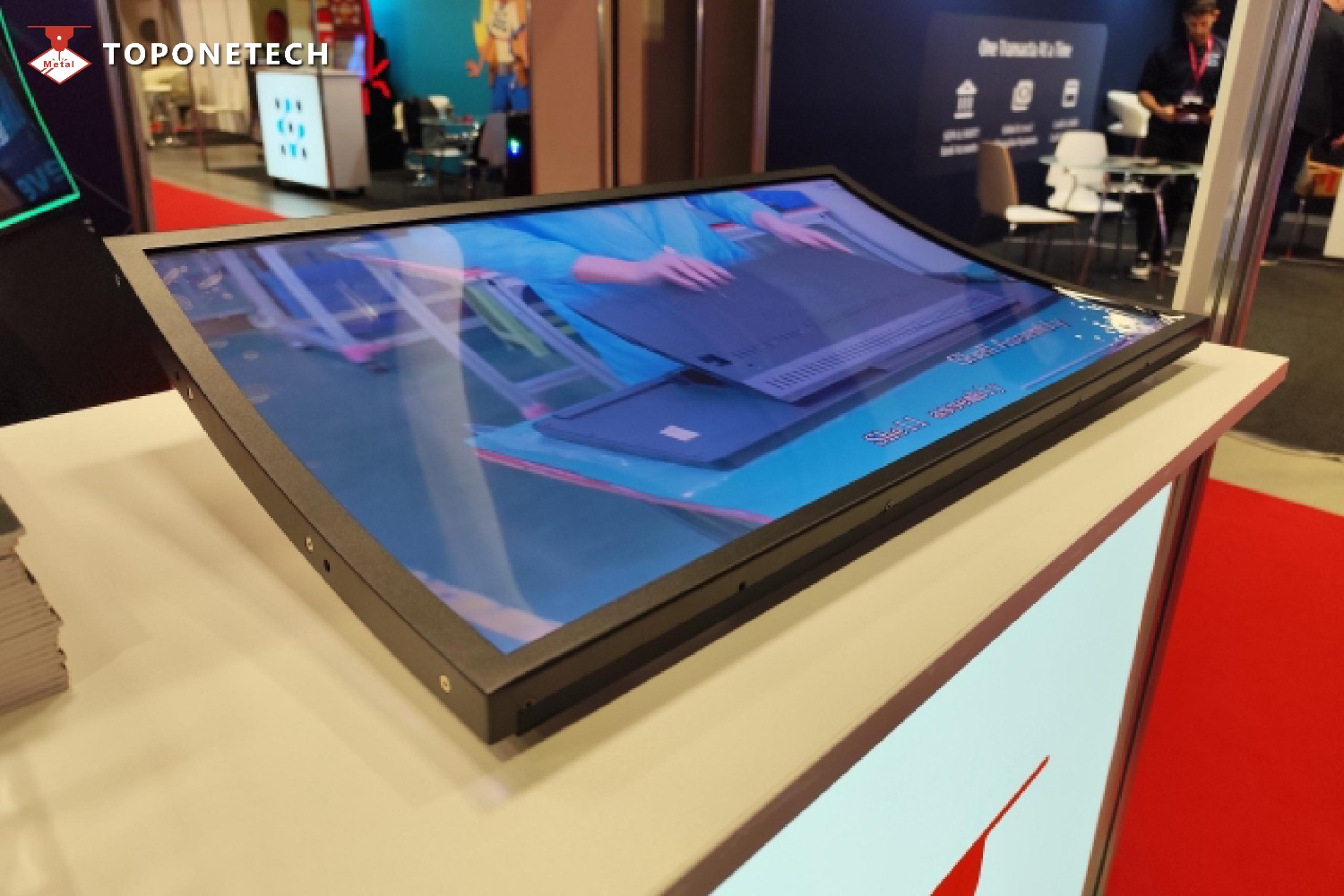 Top One Tech Showcases Touch Monitors with Sheet Metal Cabinet ...